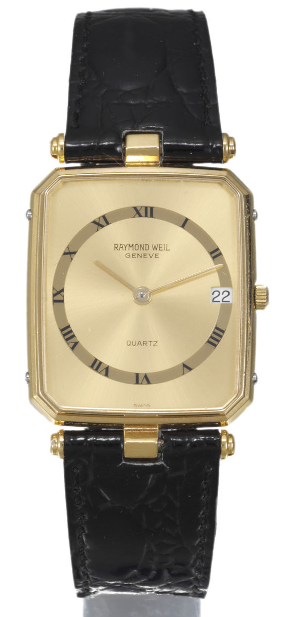 La Cote des Montres : Enchères “Very flat“ Raymond Weil, Genève, Ref ...