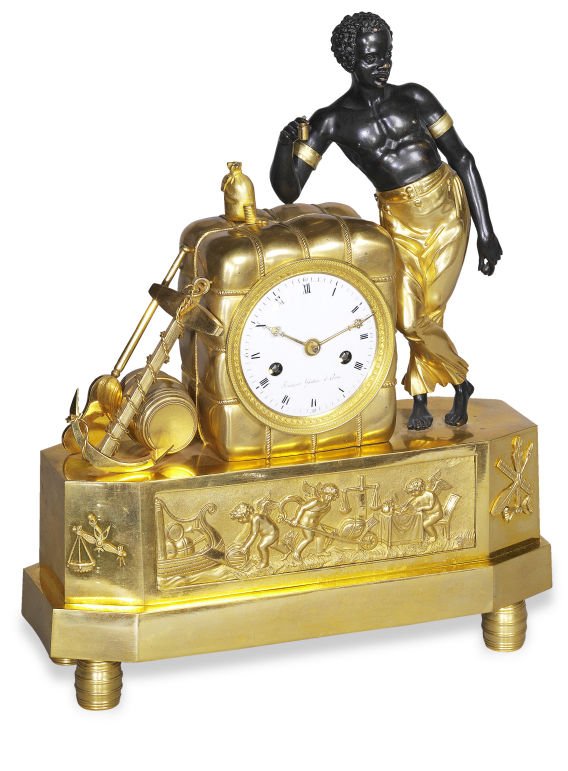 La Cote des Montres : Enchères “Pendule Au Nègre” Francois Goutier a ...